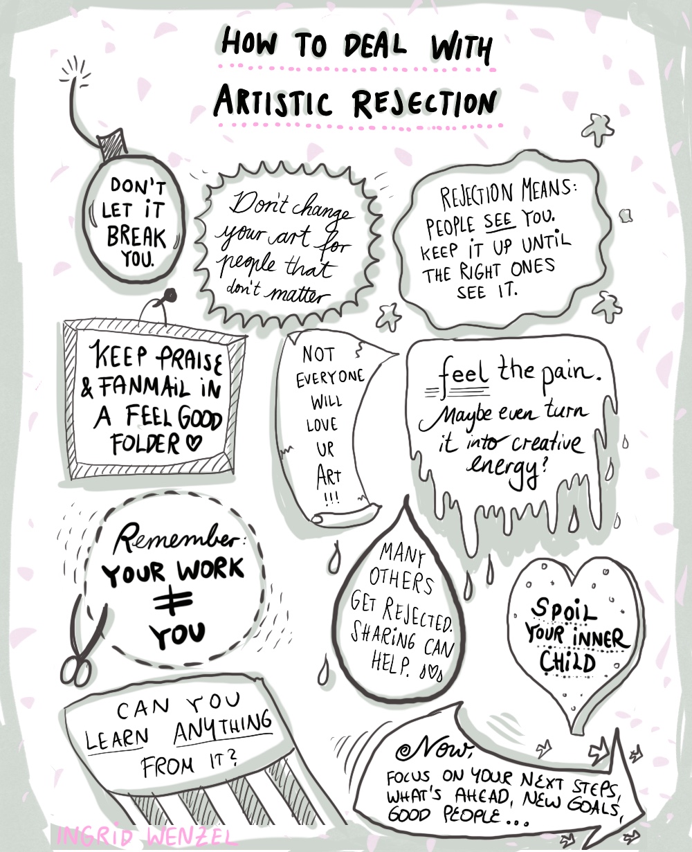 How to deal with artistic rejection – Ingrid Wenzel